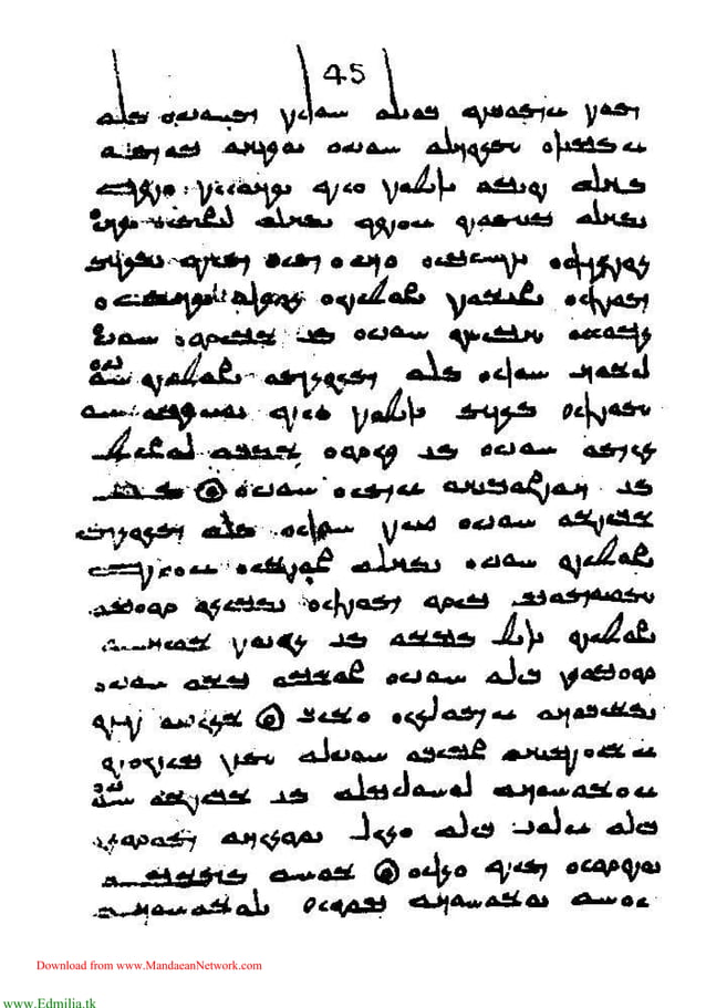 Asfer mulwasha - Mandaic | PDF