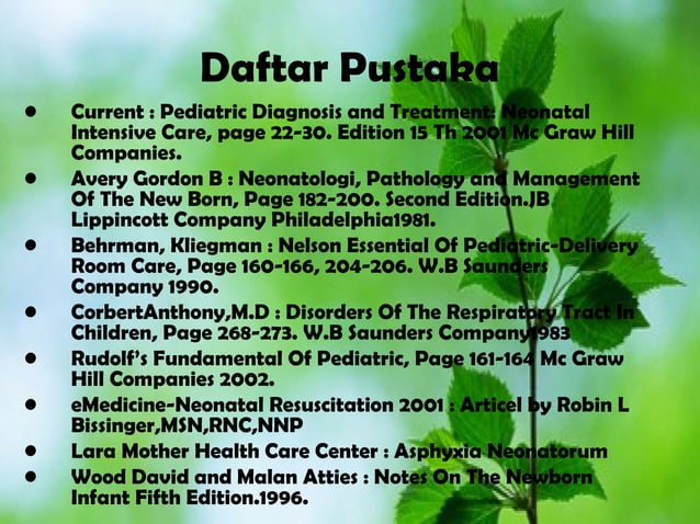 Asfiksia neonatorum | PPT