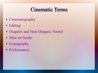 AS Film induction presentation | PDF | Cameras and Camcorders ...