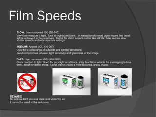 Photography: As film speed light meters | PPT