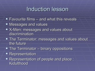 As film studies induction lesson | PPT