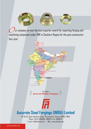 Accurate Steel Forgings (India) Limited, Chennai, Metal Forgings | PDF