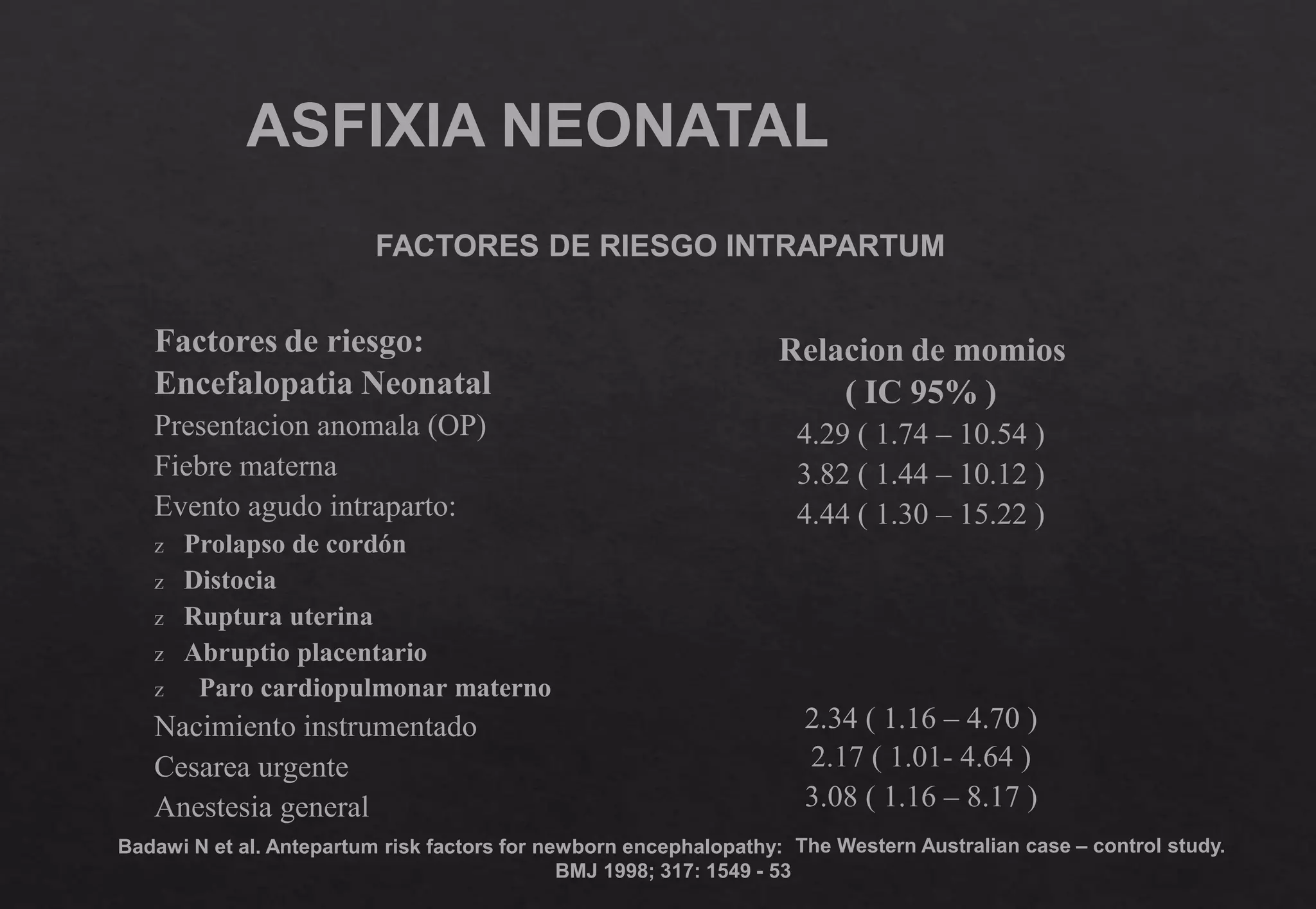 Asfixia Neonatal | PPTX
