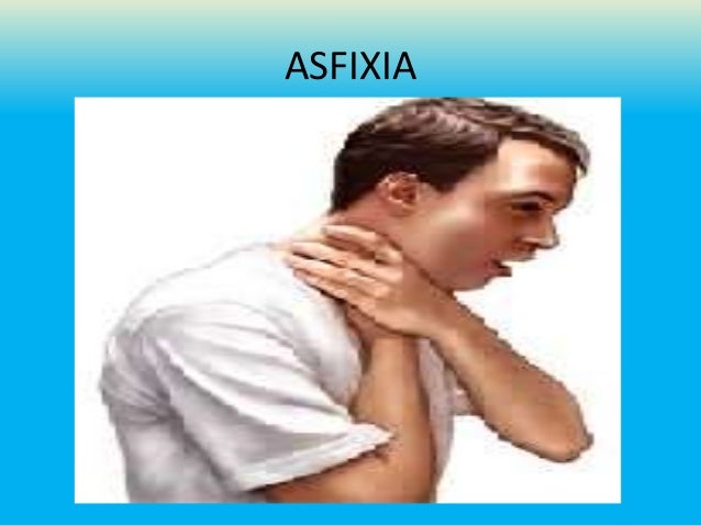 Asfixia envenenamiento ahogamiento