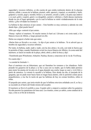 Así fue cómo la ballena | PDF
