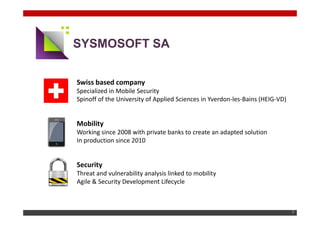 ASFWS 2011 - Secure software development for mobile devices | PDF | Operating Systems | Computer ...