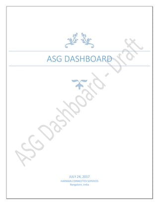 Asg dashboard usage_guide_v1 | PDF