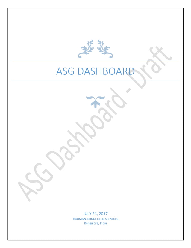 Asg dashboard usage_guide_v1 | PDF | Operating Systems | Computer Software and Applications