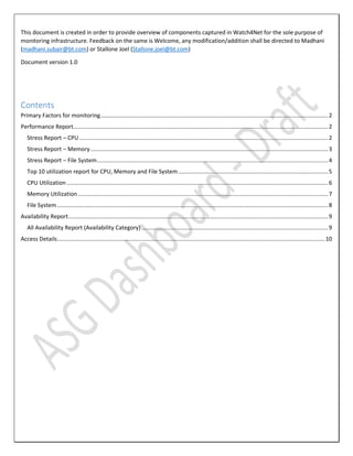 Asg dashboard usage_guide_v1 | PDF