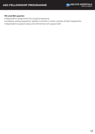 ASG Fellowship Programme | PDF