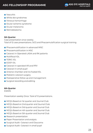 ASG Fellowship Programme | PDF