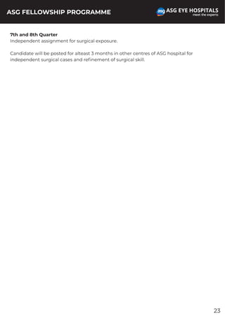 ASG Fellowship Programme | PDF