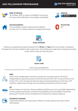 ASG Fellowship Programme | PDF