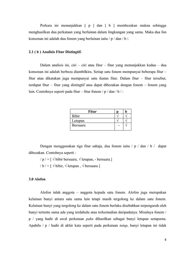 fonetik dan fonologi. | PDF