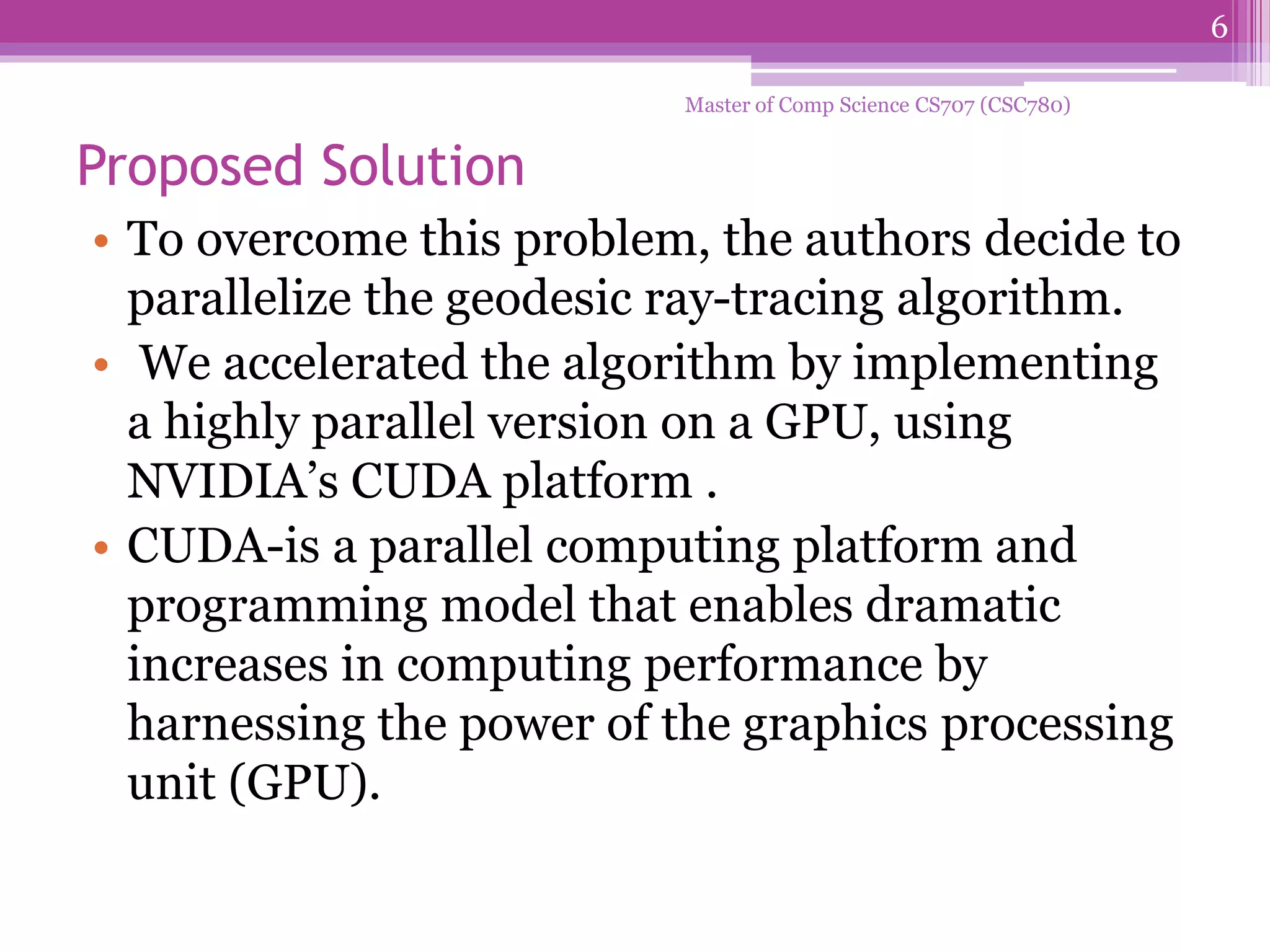 Parallel Computing Application | PPTX