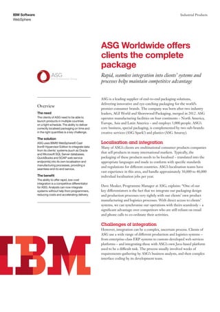 ASG World Wide | PDF