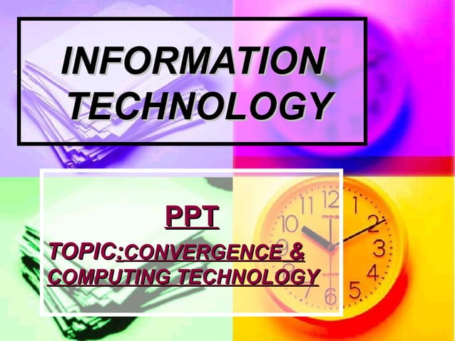 Information Technology | PPT