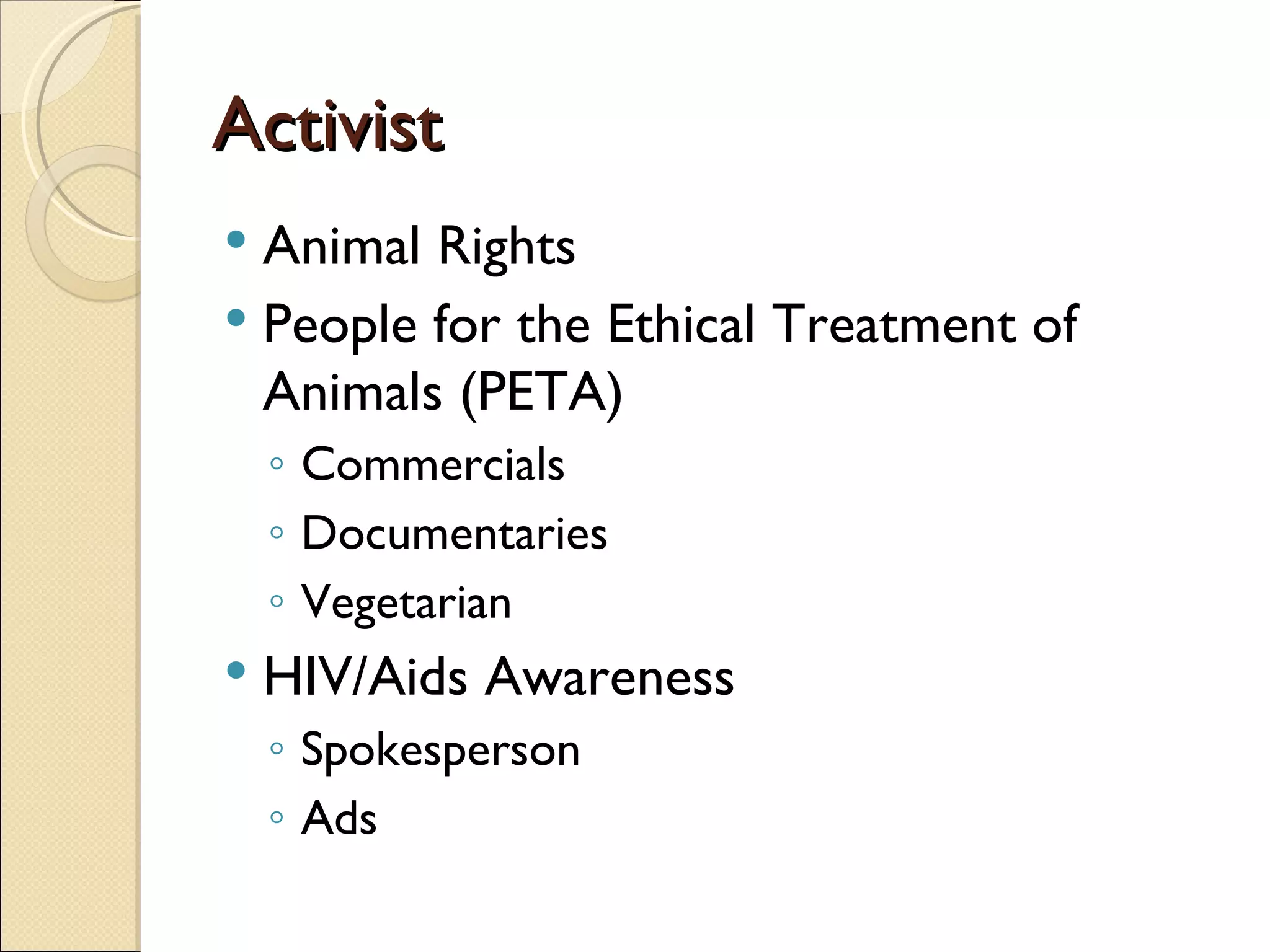 Common - Agent of Social Change | PPT