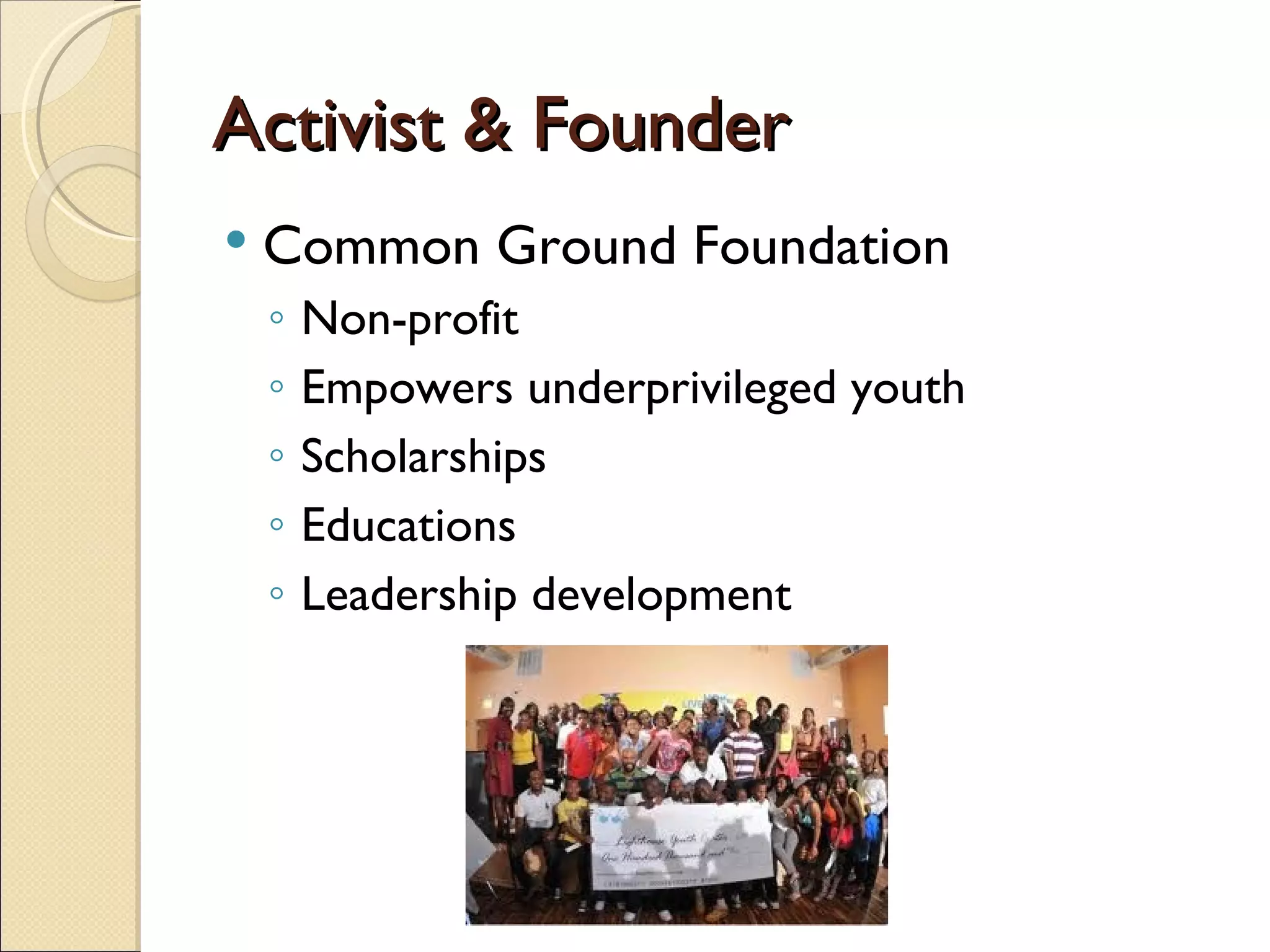 Common - Agent of Social Change | PPT