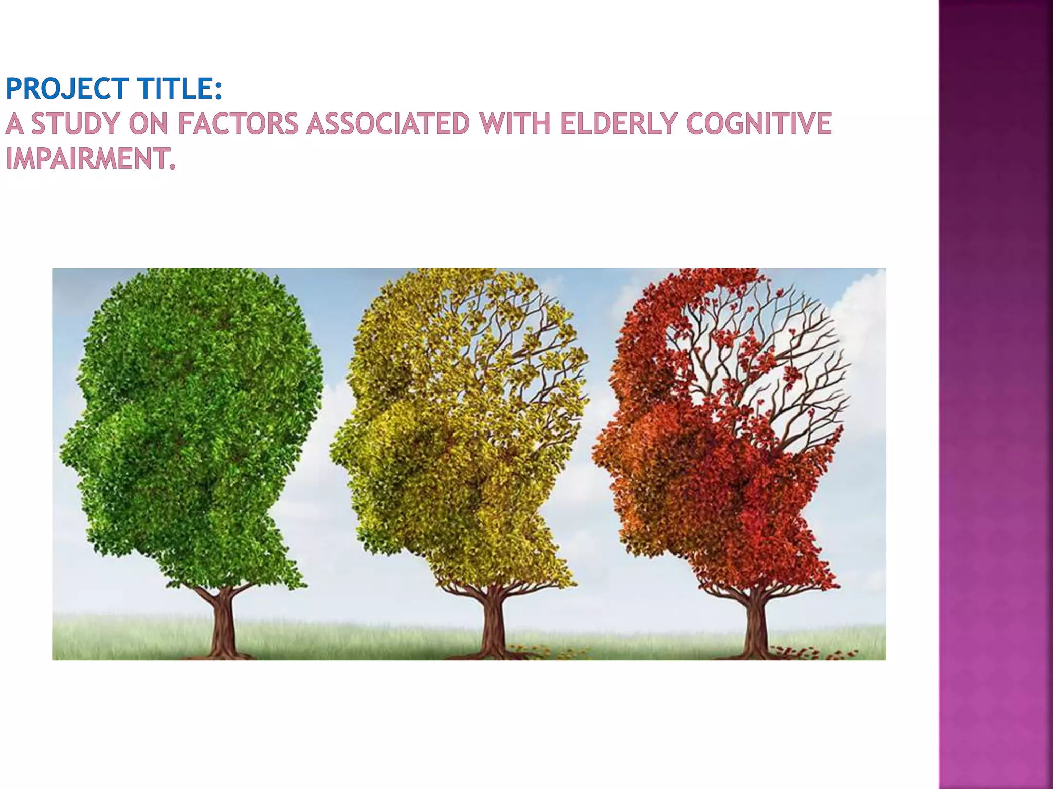 Cognitive disorder facts | PPT