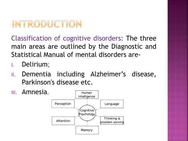 Cognitive disorder facts | PPT
