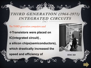 Evolution of Computer | PPTX | Computing | Technology & Computing