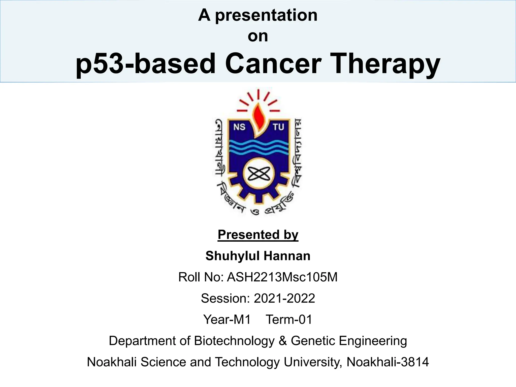 ASH2213Msc105M-oncology-p53-based Cancer Therapy.pptx