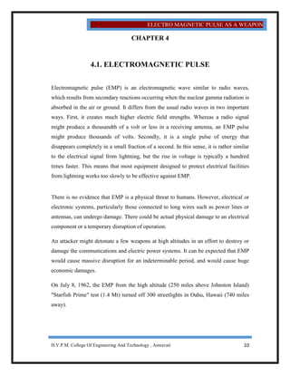 Eelctro-Magnetic-Pulse USE AS A WEAPON | PDF