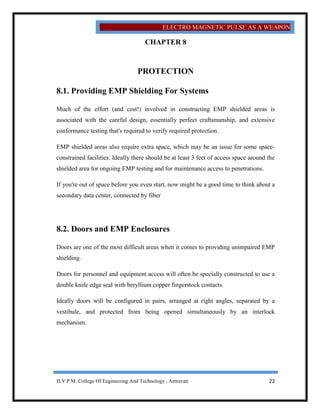 Eelctro-Magnetic-Pulse USE AS A WEAPON | PDF