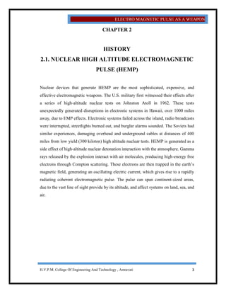 Eelctro-Magnetic-Pulse USE AS A WEAPON | PDF