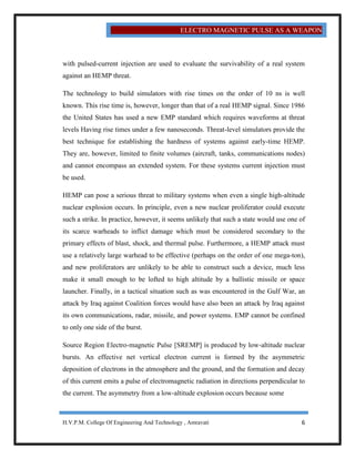Eelctro-Magnetic-Pulse USE AS A WEAPON | PDF