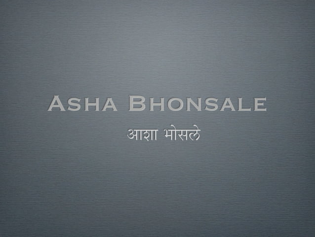 Asha | PPT