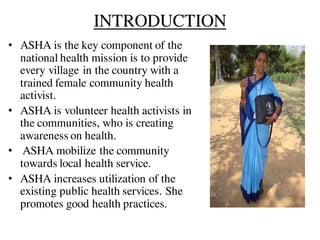 Roles and responsibility of ASHA | PDF