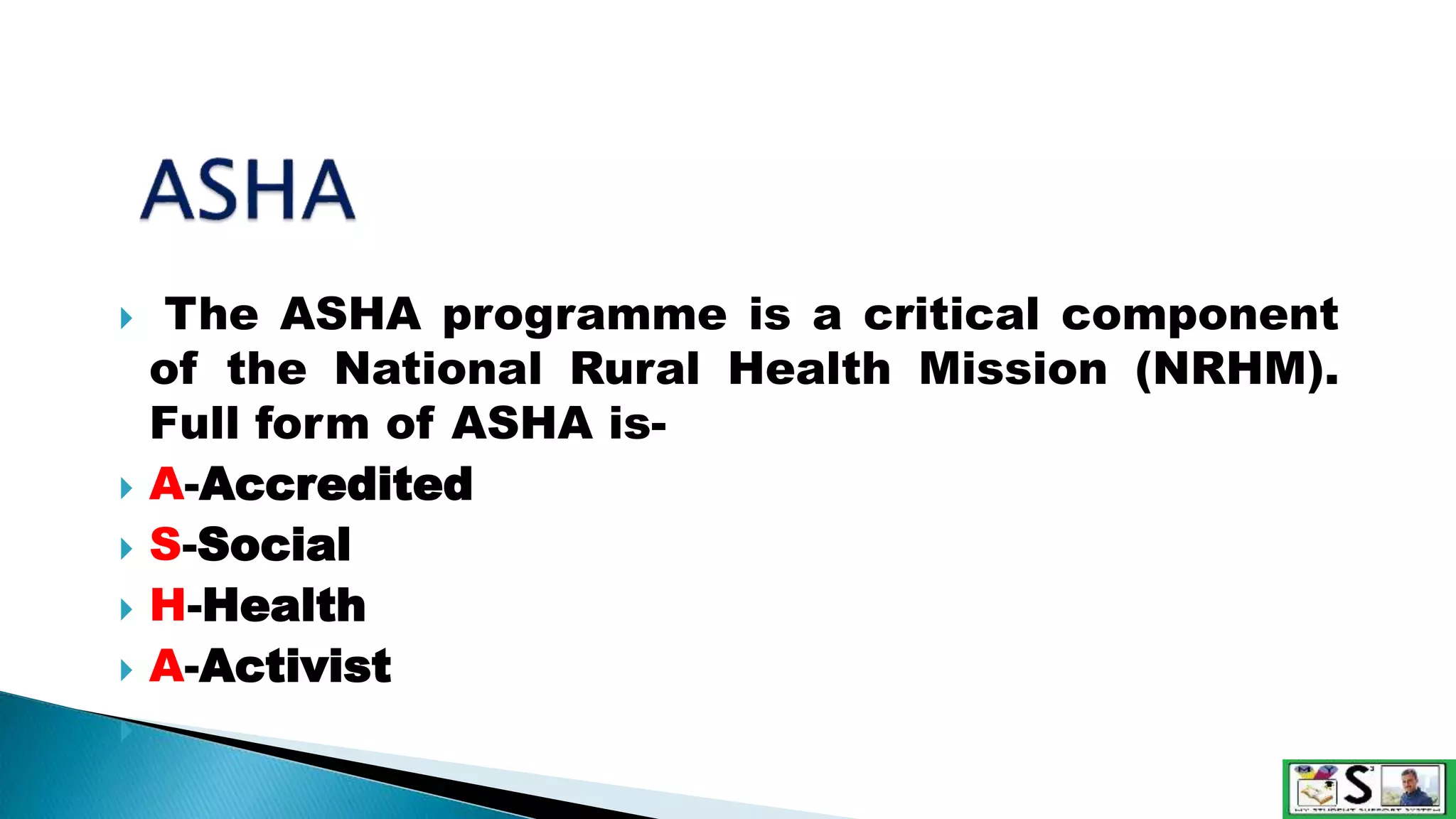 Asha and anganwadi workers english | PPTX