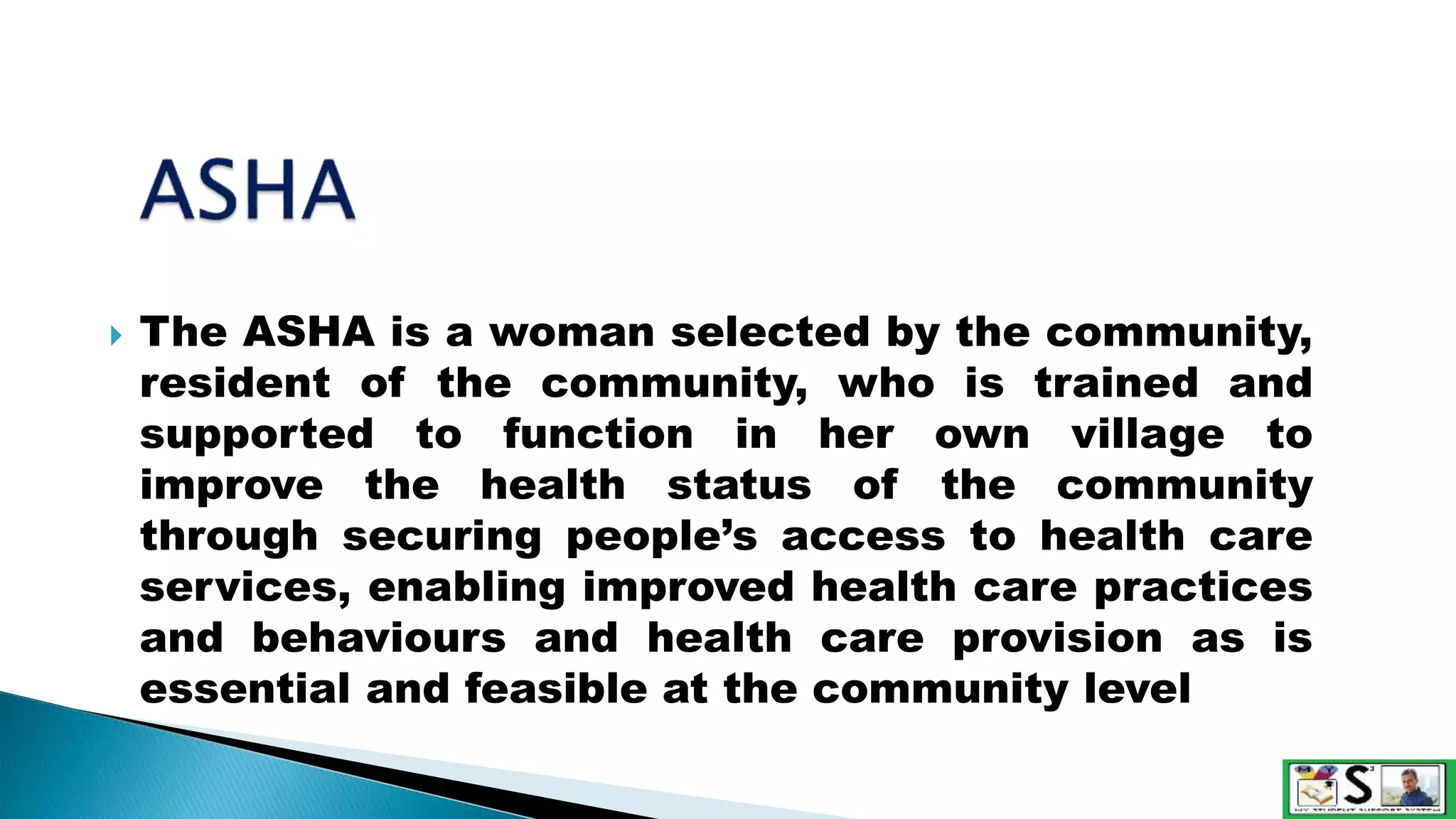 Asha and anganwadi workers english | PPTX