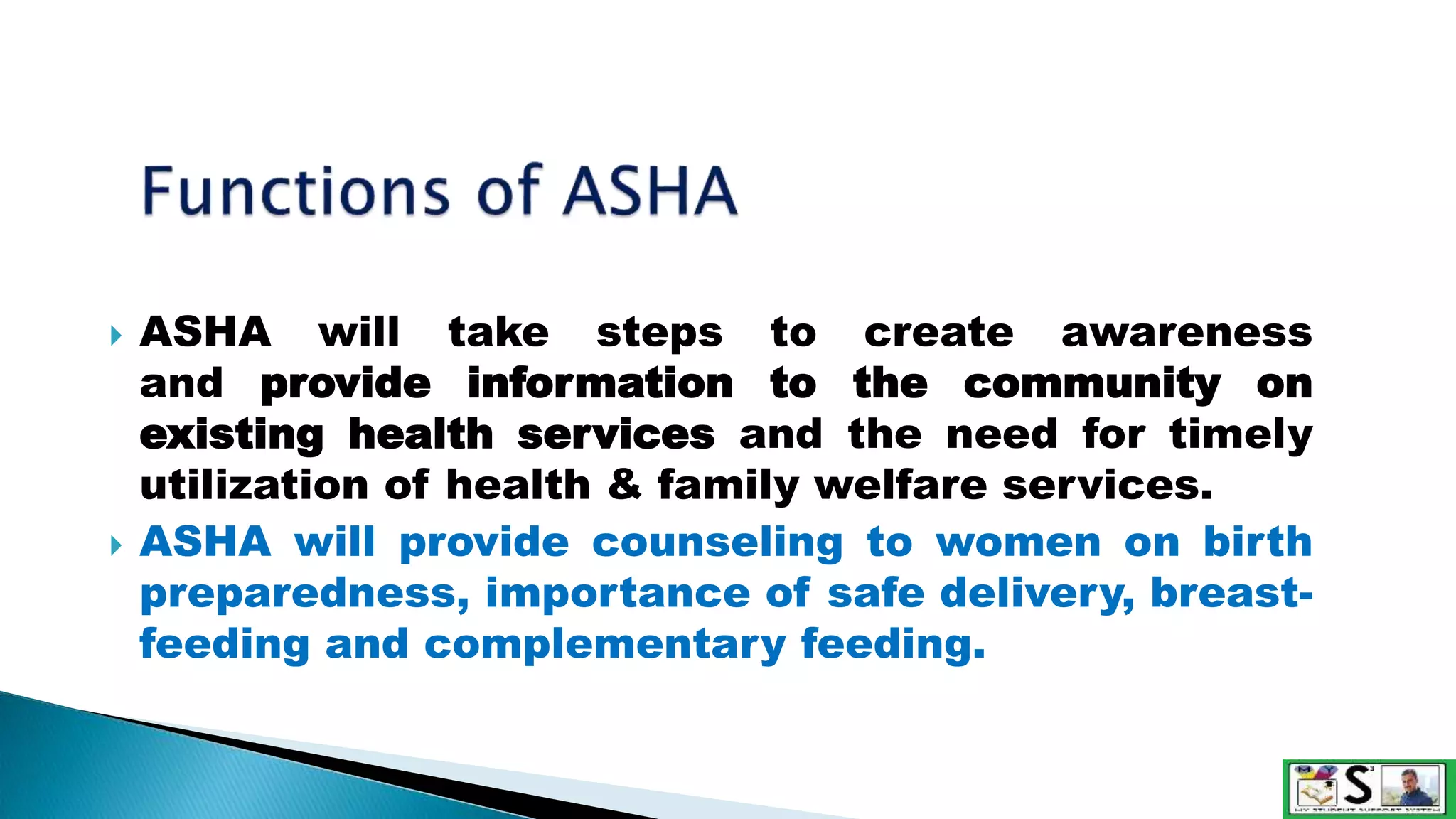 Asha and anganwadi workers english | PPTX