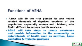 Asha and anganwadi workers english | PPTX