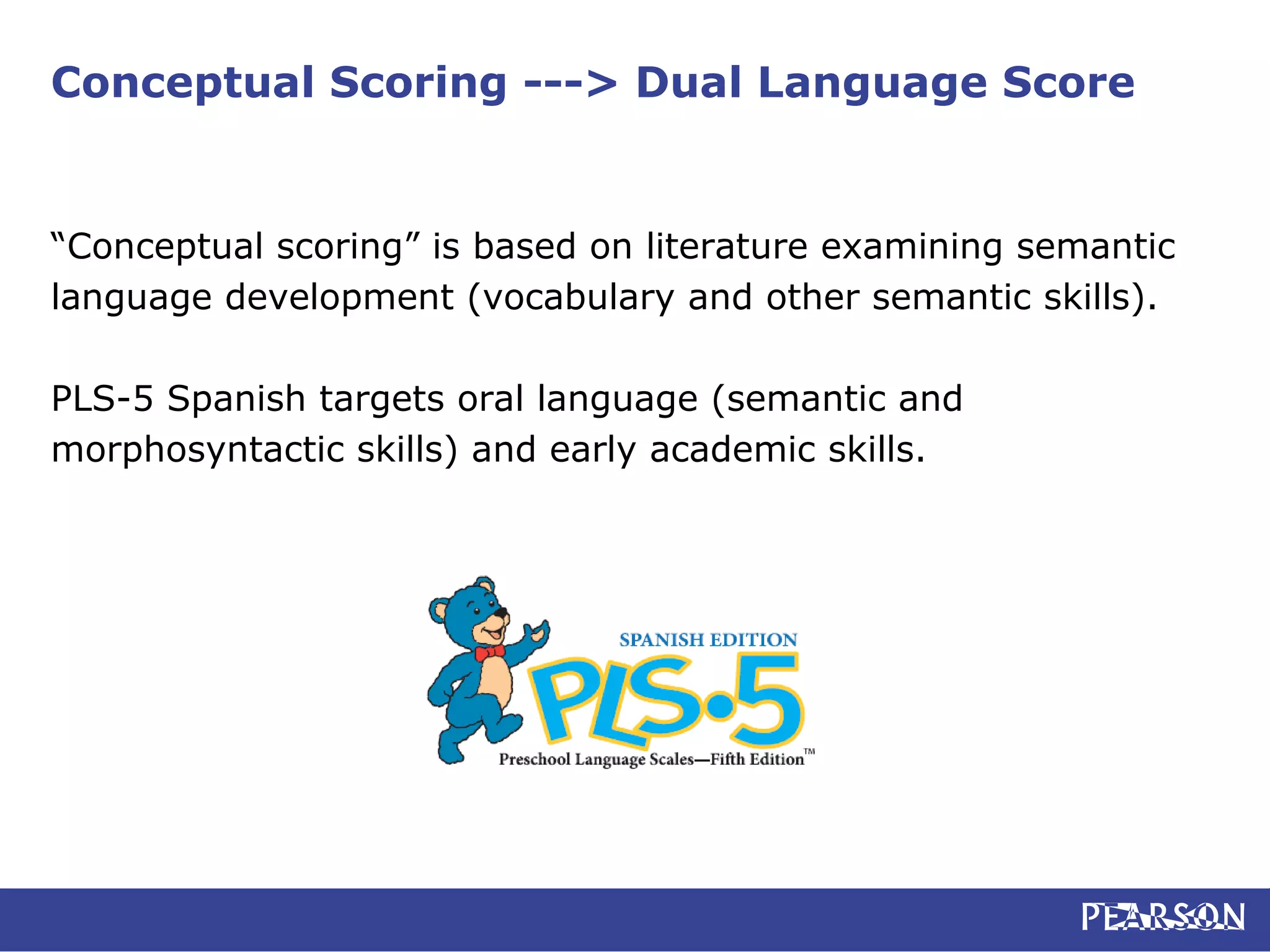 Asha conceptual scoring presentation 2011 final 2 | PPT