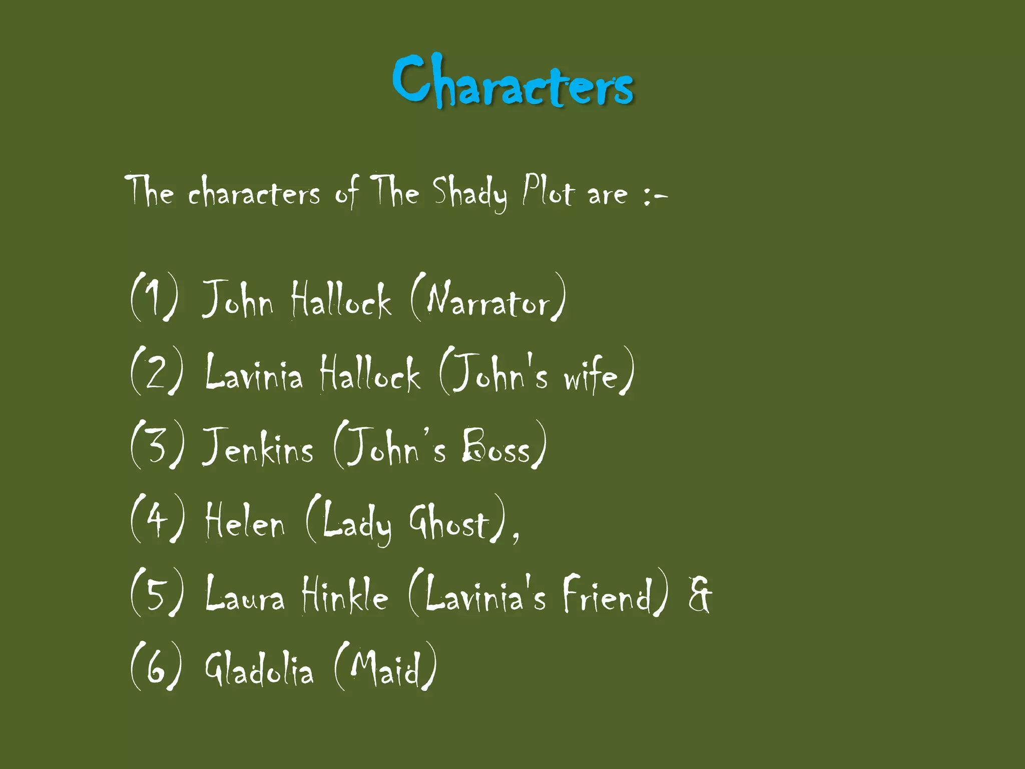 A shady plot PPT | PPSX