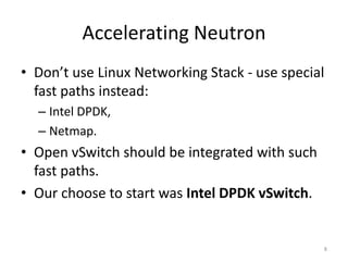 Accelerating Neutron with Intel DPDK | PPTX