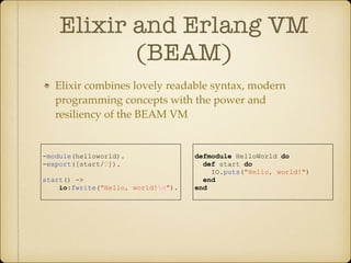 A shallow dive into the elixir compiler | PPT