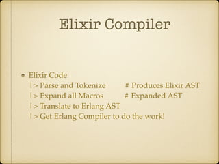 A shallow dive into the elixir compiler | PPT