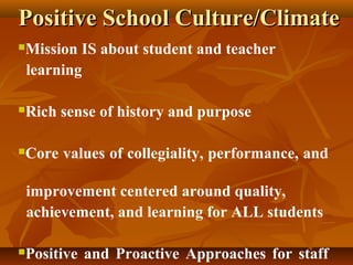 School Culture and Climate-BBPSTC | PPT