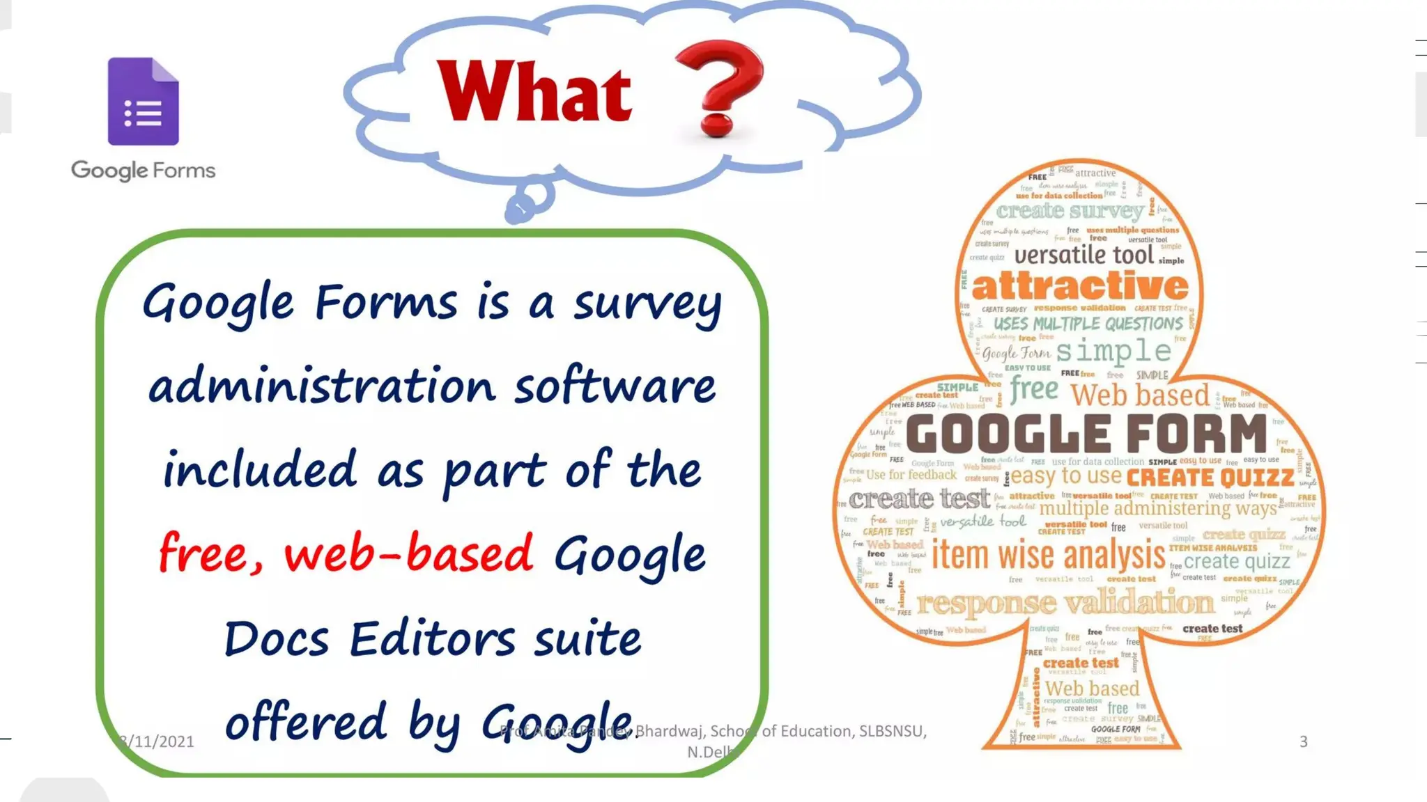 Asha Rathod - Google Forms a tutorial -presentation | PPT