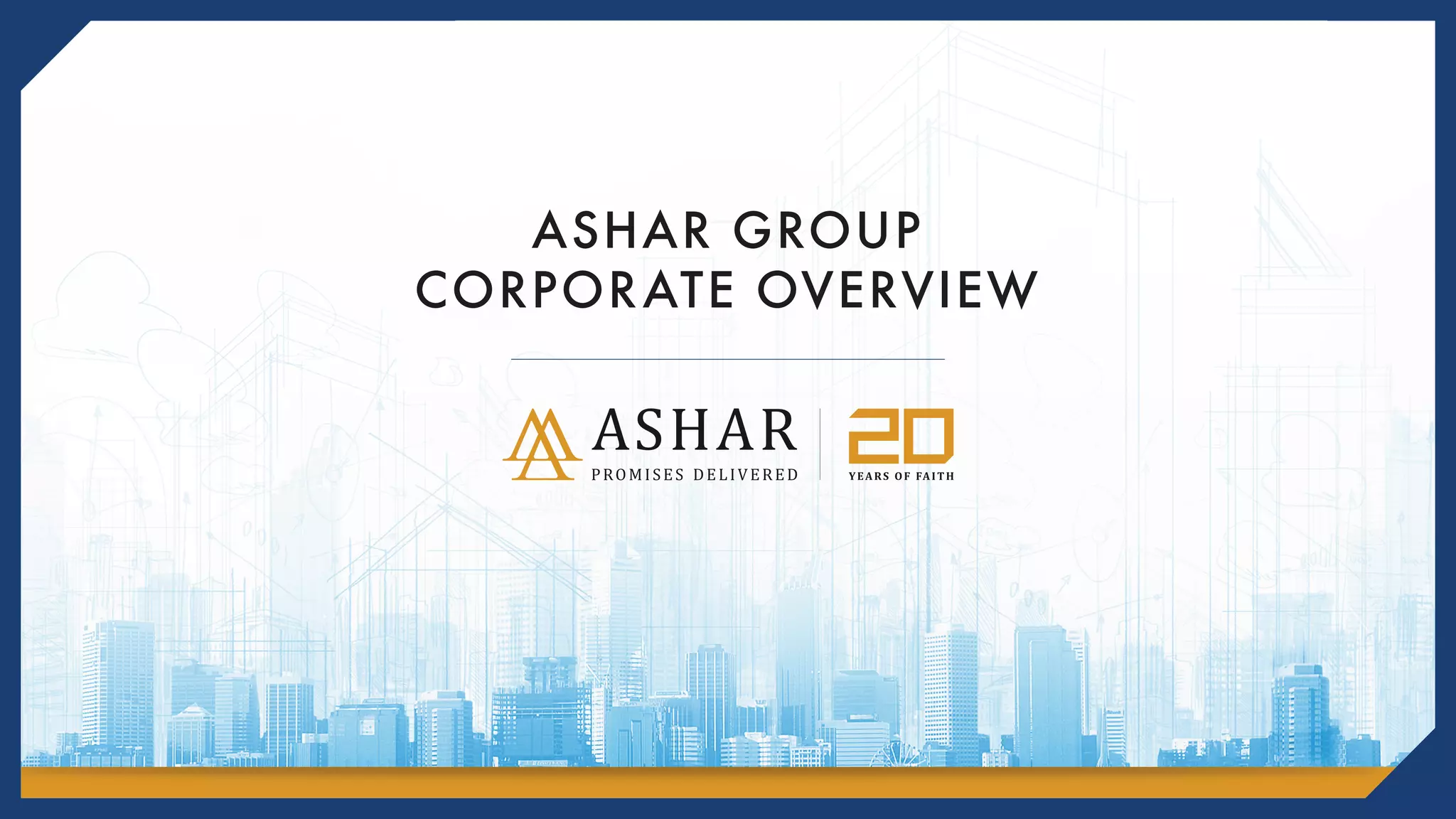 Ashar group corporate profile | PDF | Real Estate Industry | Industries