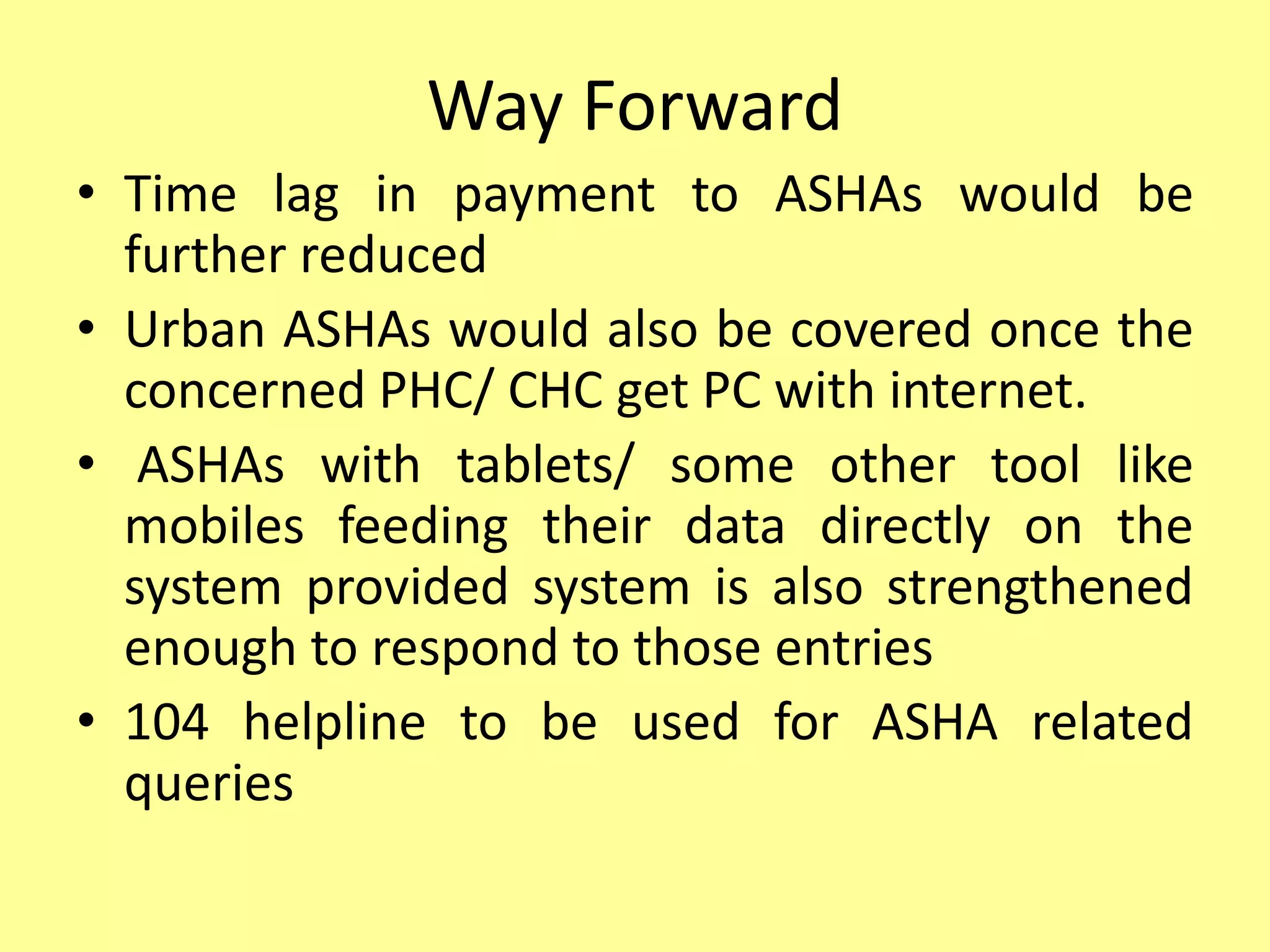 Asha soft presentation | PPT