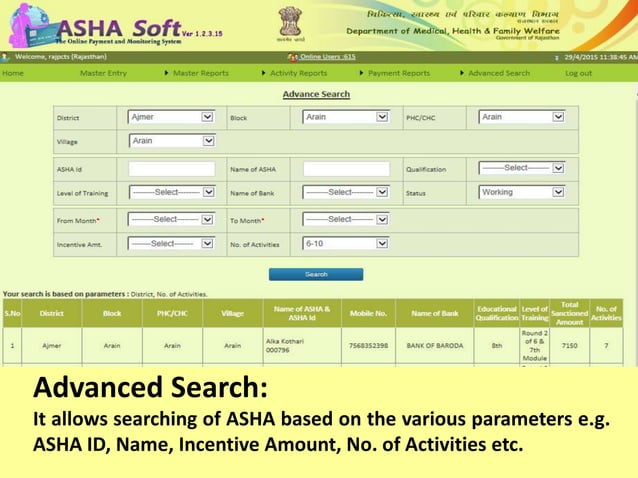 Asha soft presentation | PPT