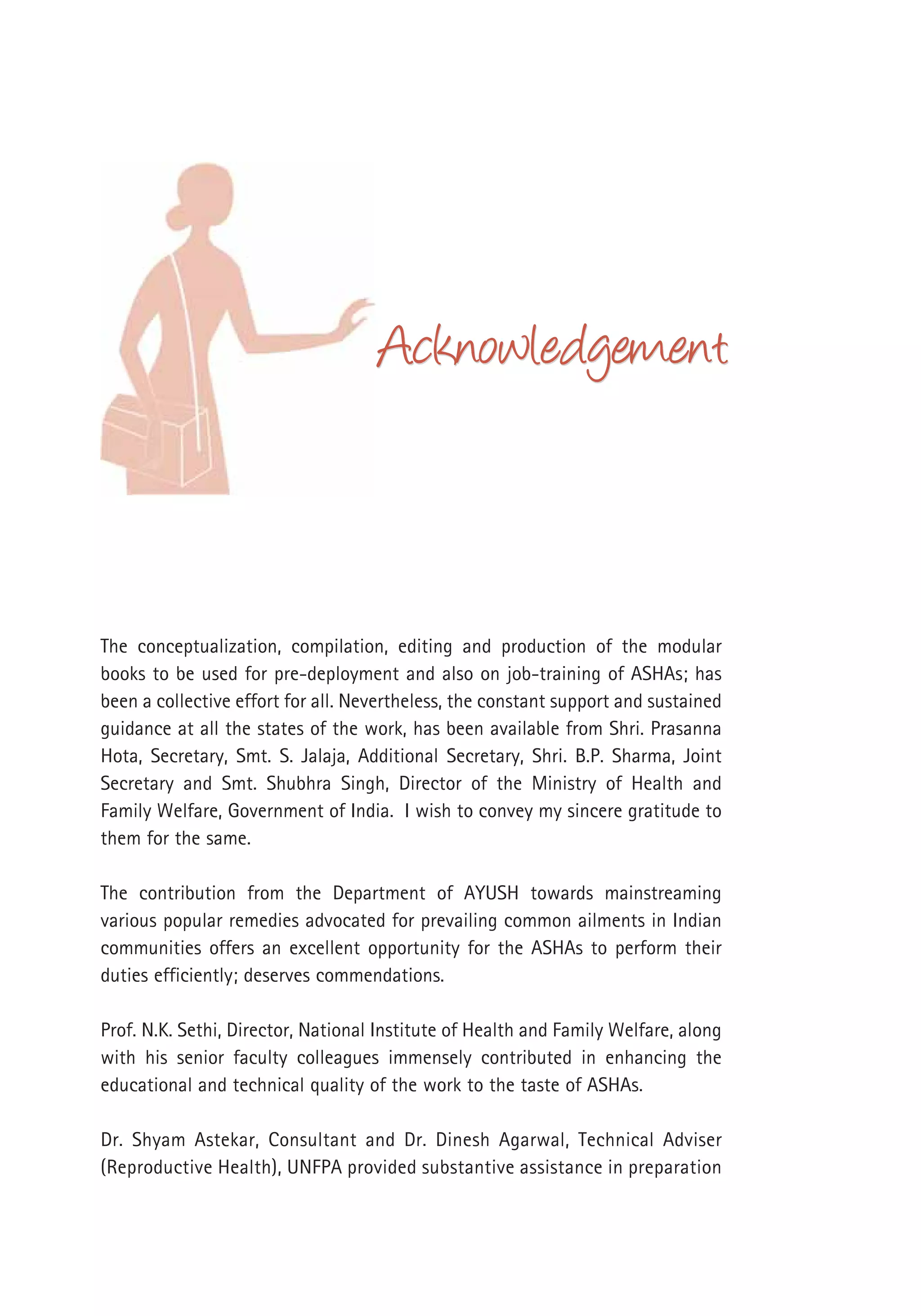 Asha training book no-1 pdf | PDF