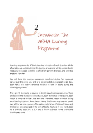 Asha training book no-1 pdf | PDF