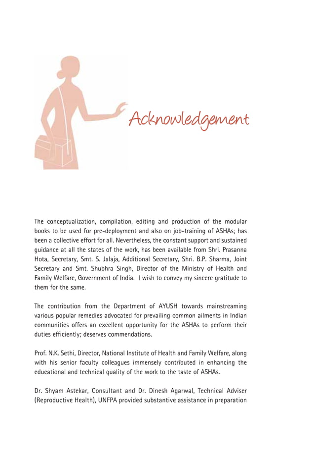 Asha training book no-1 pdf | PDF